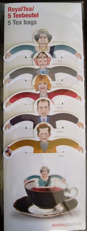 Designing For Living: Queen Elizabeth II & Family Royal Tea Bags